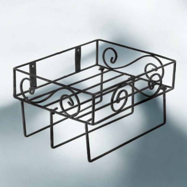 Black Metal Wall Mounted Quran Stand and Jaynamaz Shelf – Includes 3 ...