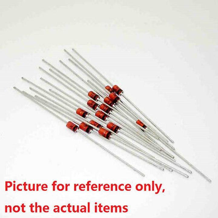 10Pcs- 1Watt 13V Zener Diodes 1W 13V 1N4743 Through Hole Voltage Regulator Zener Diode DO-41 DIP ...