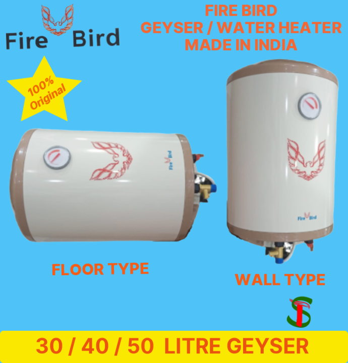 Fire Bird 50 Litre Geyser / Water Heater 5 Years Warranty Both System ...