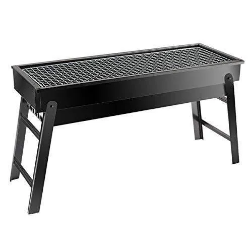 Portable BBQ Charcoal Barbecue Grill Machine Black( 24 Inch) | Daraz.com.bd