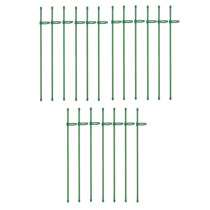 Glass Fibre Plant Stakes Green Adjustable Garden Single Stem Plant ...