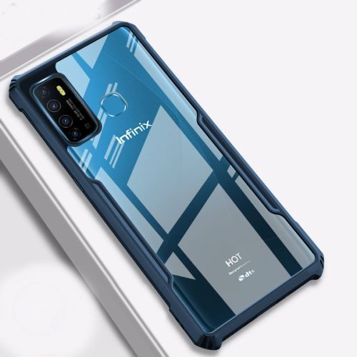 Infinix Hot 9 Play 4G Hard Case Transparent Silica Gel Matte Shockproof ...