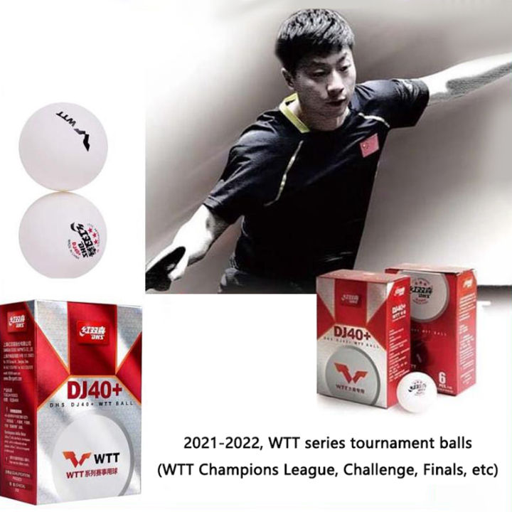【Hot deal】 6pcs /Box DHS Table Tennis 3 Star Tournament Top Wtt Series ...