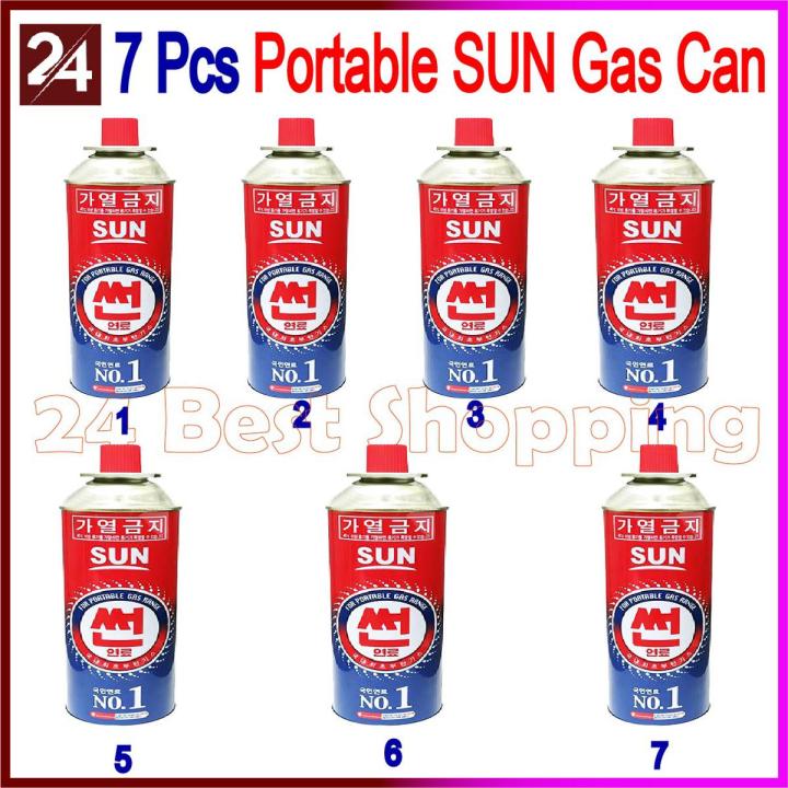 7 pcs Sun Butane Gas Can for portable burner/ Fogger Machine/ Portable ...