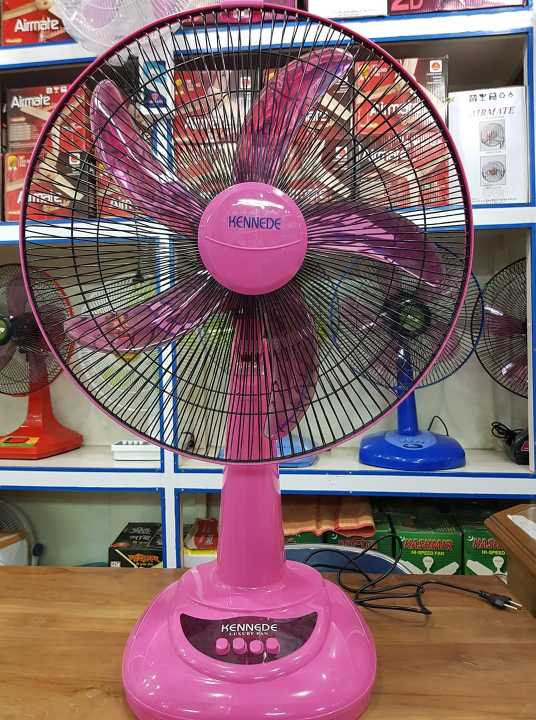 kennede rechargeable fan 16 Inch Double battery | Daraz.com.bd
