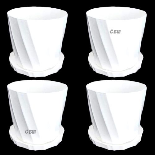 Best indoor flower tob White 4 Inch set of 4 pcs With Tray - Camellia ...