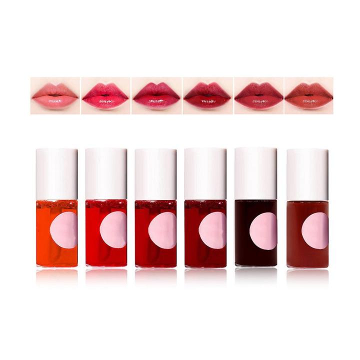 3-in-1 Fruit Juice Lip Tint: Non-Stick Cup Liquid Lipstick And Blush ...