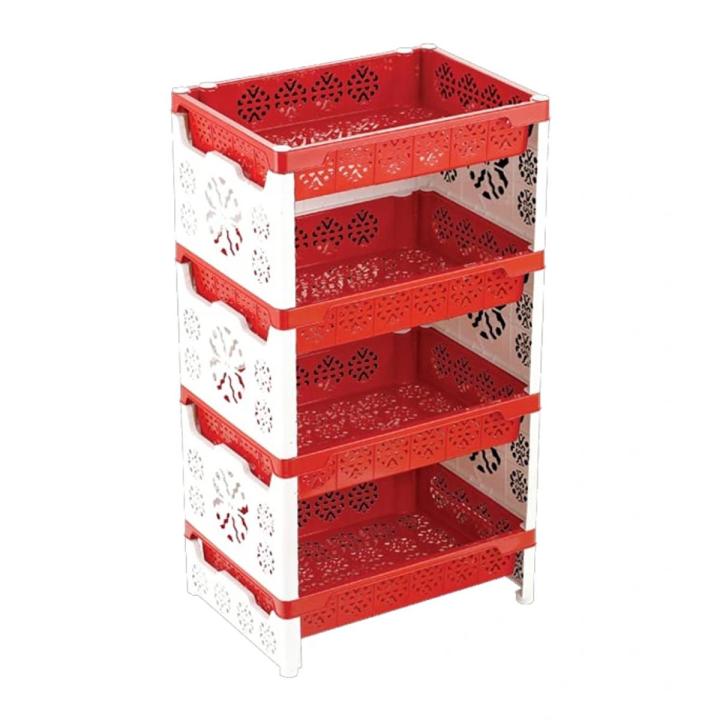 RFL Crown Fence Rack (Red+White) TEL 861694 | Daraz.com.bd