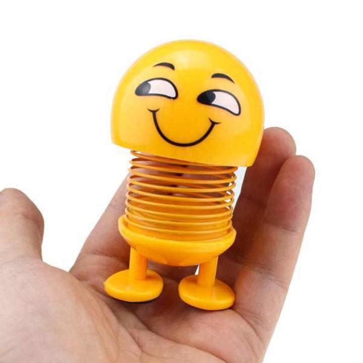 Emoji Smile Face Spring Shaking Head Bouncing Doll Toys- 1 Pcs | Daraz ...