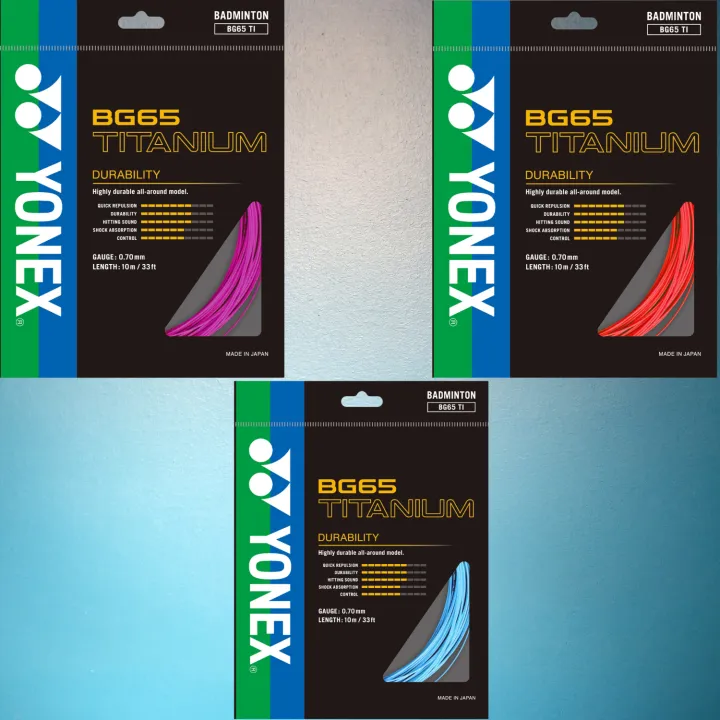 Yonex BG65 Titanium Badminton Racquet String | Daraz.com.bd