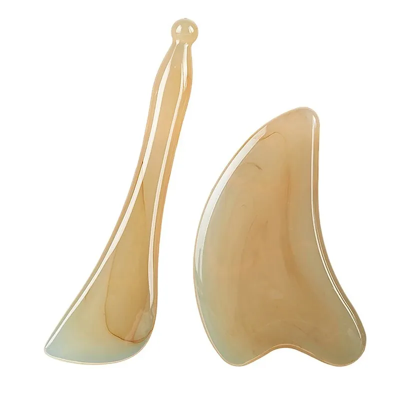 Skin Scraping Resin Gua Sha Massage Board Guasha Plate Face Eye SPA ...