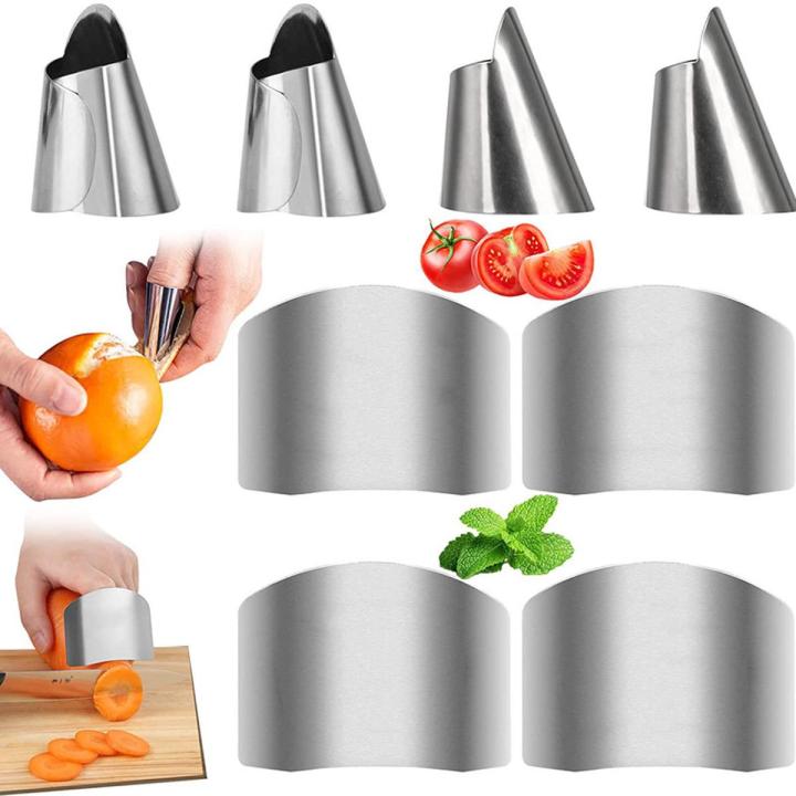 Finger Protector Stainless Steel Cutting Finger Anti-cutting Protective ...