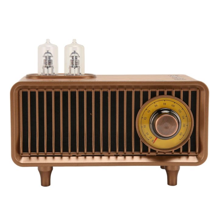 Mini Wooden FM Stereo Sound Radio Vintage Imitation Wood Grain Portable ...