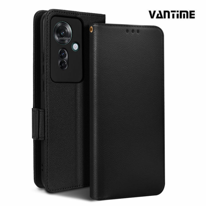 Vantime for OPPO F25 Pro / Reno11 F 5G PU Leather Case Card Holder ...