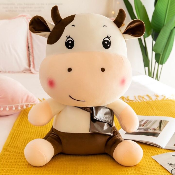 Cow Plush Soft Toy Doll For Cute Baby Gift - Doll | Daraz.com.bd