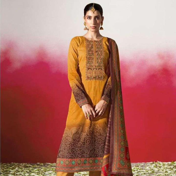 Jam Satin Digital Print Salwar Suits DMSS-1002 | Mumtaz Arts | Daraz.com.bd