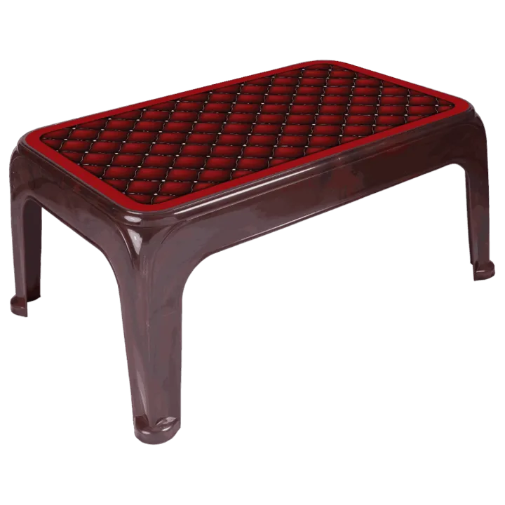 Akij Top choice-Table-Titbit Center-Rectangular Plas. Leg-Rose Wood ...