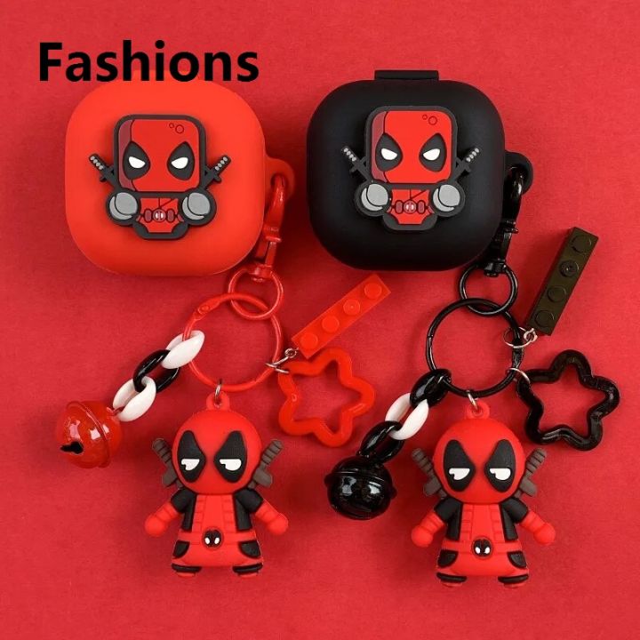 Fashions Marvel Deadpool Earphone Case For Samsung Galaxy Buds 2/Live ...