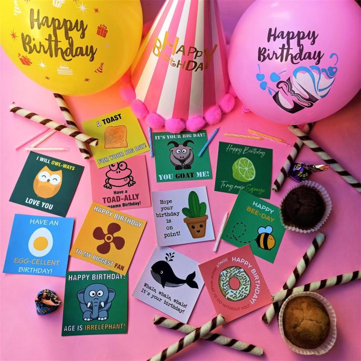 Birthday Sticker Set | 12 Stickers | Daraz.com.bd