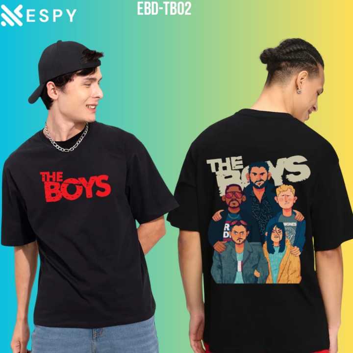 The Boys Trendy Oversized drop Shoulder T-shirt Cotton and 200+ GSM by ...