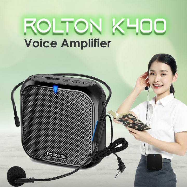 Rolton K400 Portable Voice Amplifier For Tour Guide & Teaching Support ...
