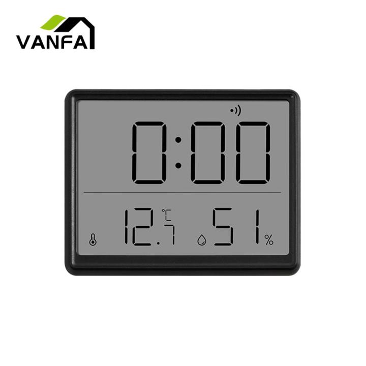 Adjustable Clock Modern Lcd Digital Alarm Clock with Temperature ...