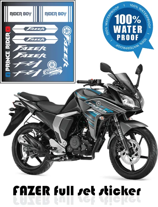 YAMAHA bike all sticker | bike modify sticker | YAMAHA Fazar sticker ...
