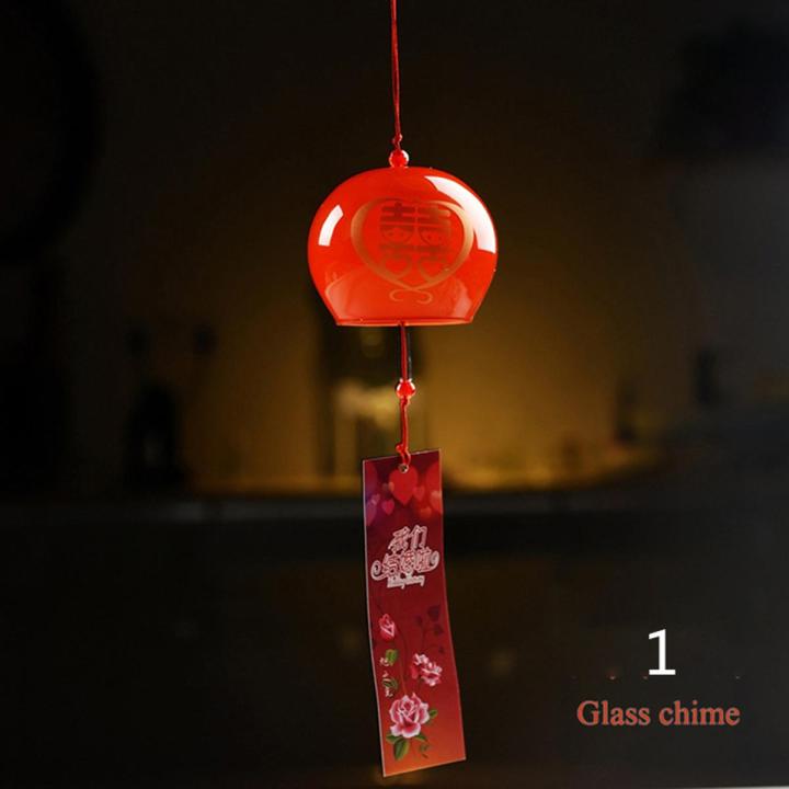 1PCS Wind Bell Japan Wind Chimes Handmade Glass Furin Home Office ...