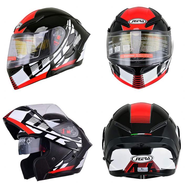 Neera NMC-816 Delta Modular Helmet - Red | Daraz.com.bd