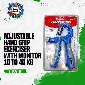 Adjustable Hand Grip Exerciser with Monitor 10 to 40 kg- Regal Sports ...