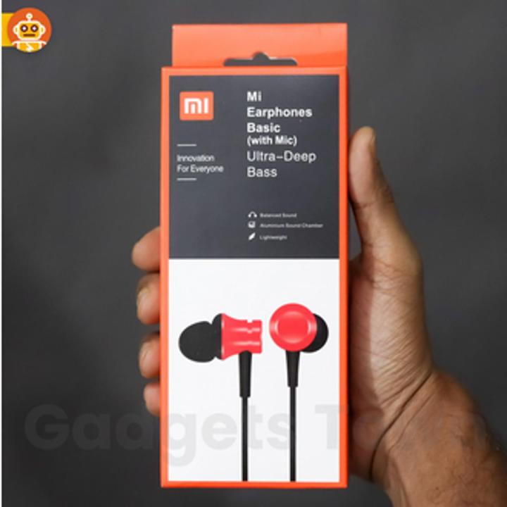 Mi Earphone Basic in Ear Wired Earphones with Mic, Ultra Deep Bass ...