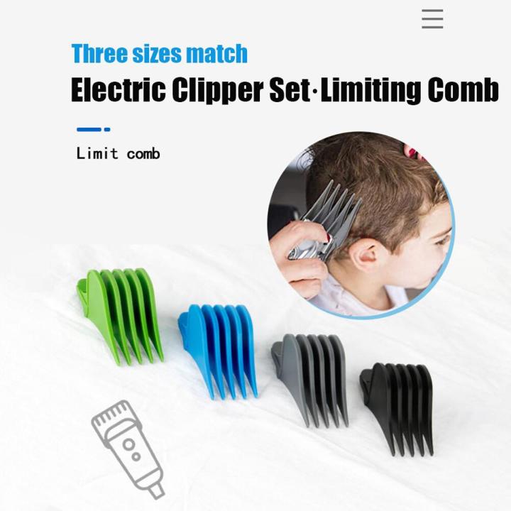 Hair Clipper Limit Comb Guide Sets Universal Professional Hair Trimmer Attachment Size Barber ...