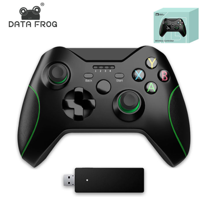 DATA FROG 2.4GHz Wireless Game Controller For Xbox One Dual Vibration ...
