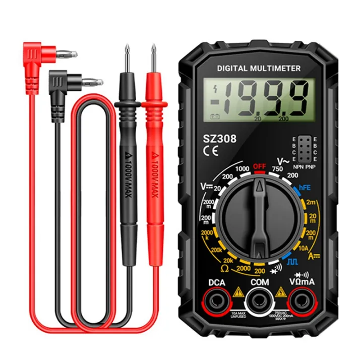 SZ308 Digital Multimeter Voltage AC-DC Current Meter | Daraz.com.bd
