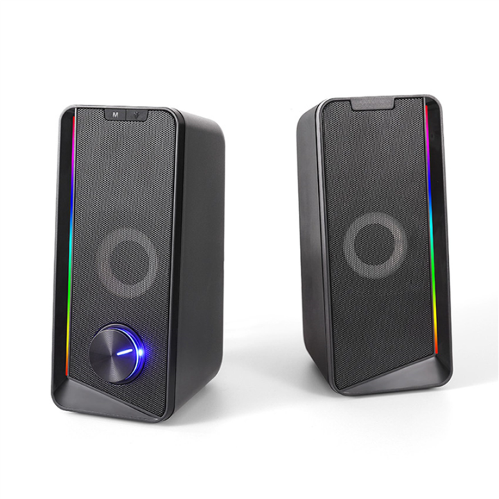 Desktop Bluetooth Audio Effect Computer Speaker 4 Unit Dual Speaker ...