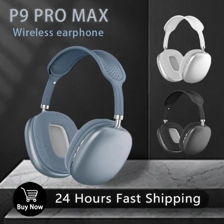 New P9 Wireless Bluetooth Headphones Noise Cancelling with Microphone ...