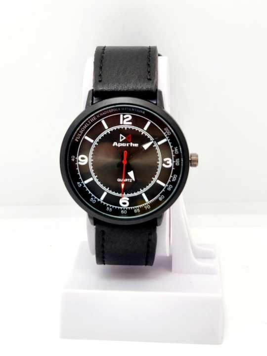 Stylish Apache Black colour fashionable man watch | Daraz.com.bd
