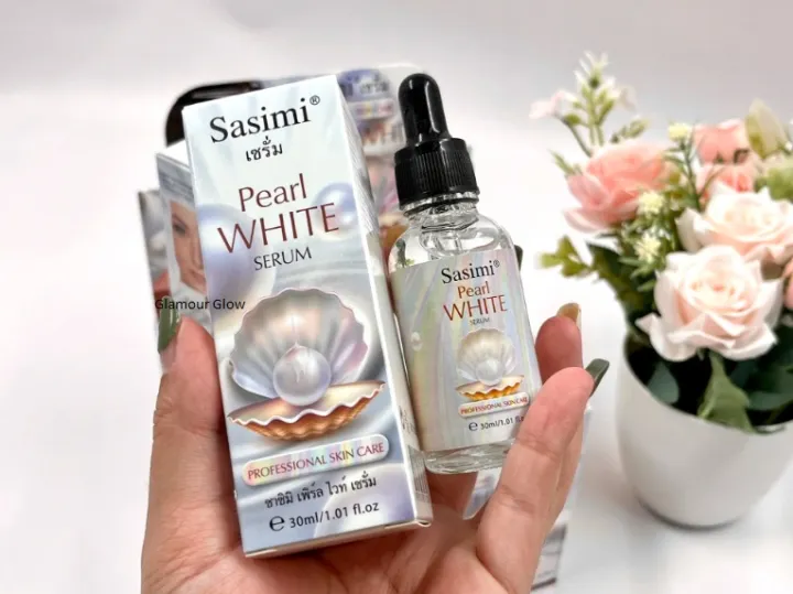 SASIMI Pearl White Serum Pearl Serum Nourishes Facial Skin (Thailand ...