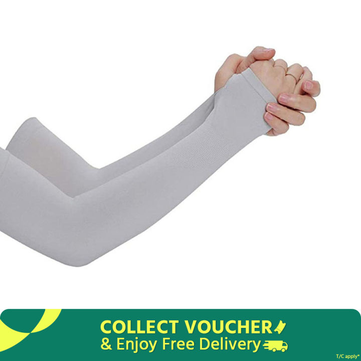 Lets Slim Hand Sleeves uv outdoor sports sun protection | Daraz.com.bd