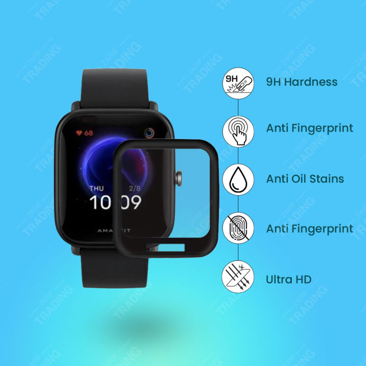 Amazfit Bip U Smart Watch Screen Protector HD Clear Ultra-Thin PMMA ...