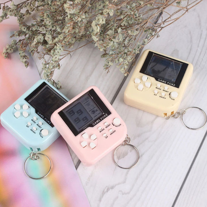 Mini Classic Game Machine Retro Nostalgic Game Console With Keychain ...