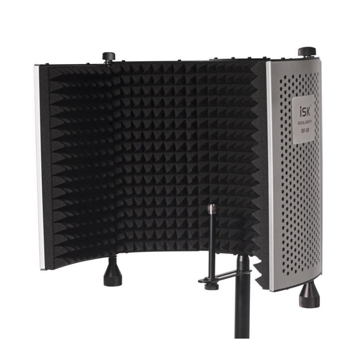 5 Panel Microphone Isolation Shield Vocal Booth for Recording Sound ...
