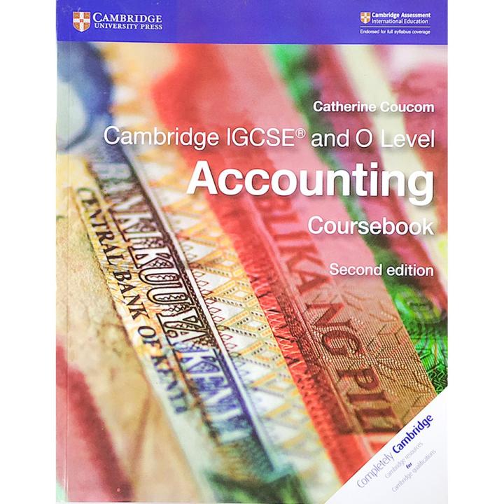 Cambridge Igcse And O Level Accounting Coursebook Catherine Coucon Bd