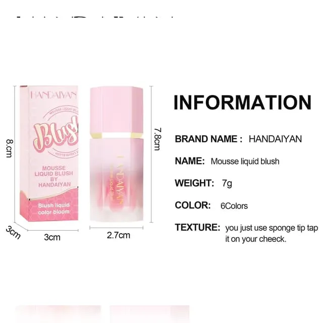 Handaiyan mousse Liquid Blush | Daraz.com.bd