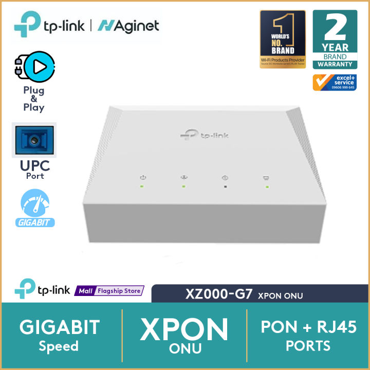 TP-Link ONU XZ000-G7 1-Port UPC Port Gigabit XPON Terminal EPON+GPON ...