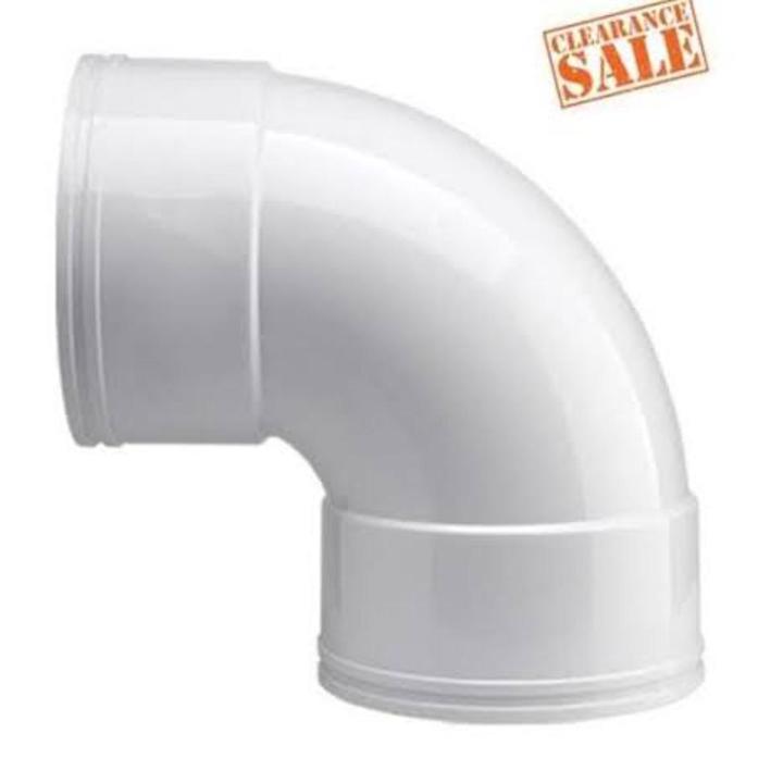110mm band upvc 4 inch bend white building out line fittings | Daraz.com.bd