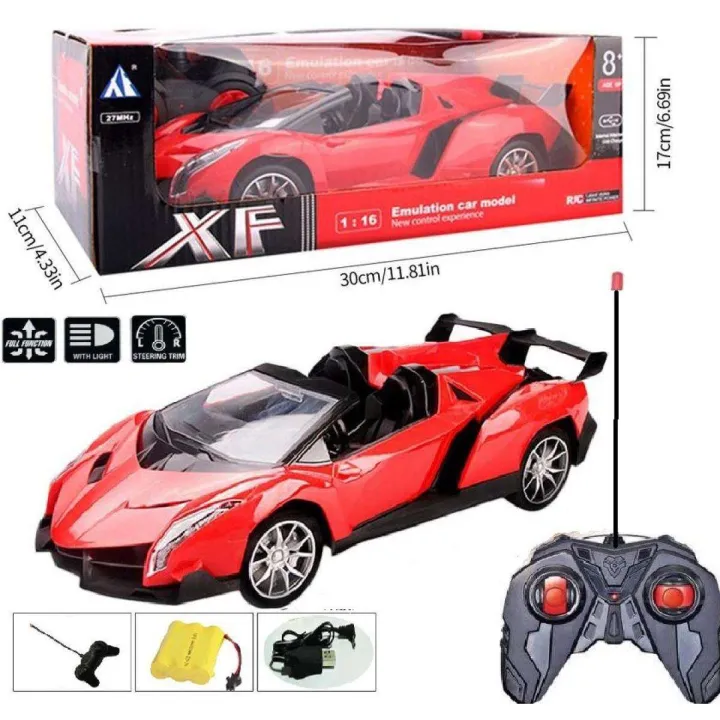 Remote Control Full Function Sports Car For Kids - Orange. | Daraz.com.bd
