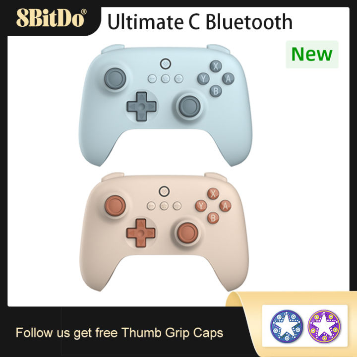 8Bitdo Ultimate C Bluetooth Controller Gamepad Joystick with 6-axis Motion Control and Rumble ...