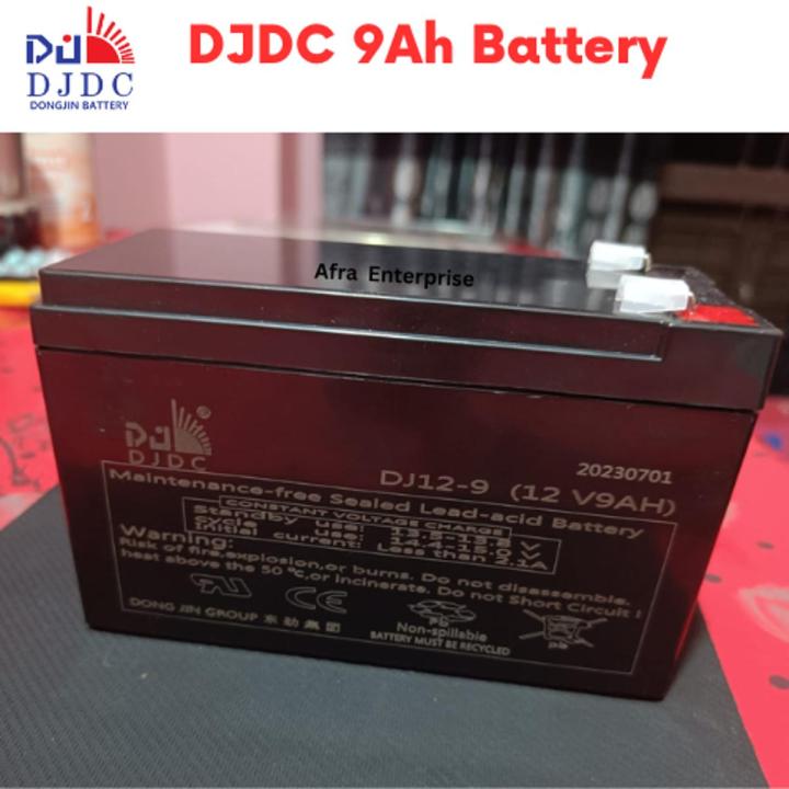 DJDC 12V 9Ah Battery /12V 9Ah Battery compact and Sealed Maintenance ...
