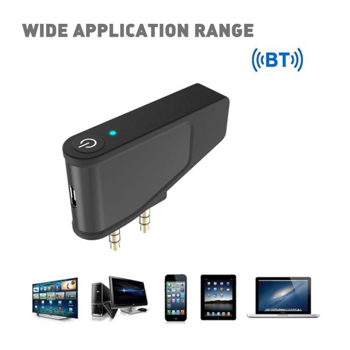 Bluetooth 5.3 Airplane Airline Flight Adapter Wireless MSBC Encoding ...